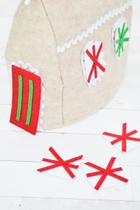 DIY Felt Gingerbread House • Heather Handmade