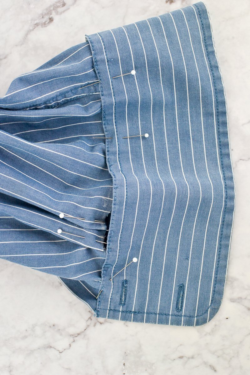 How to Shorten Sleeves of a Button Up Shirt • Heather Handmade