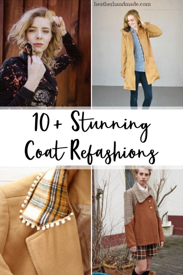 12 Stunning Coat Refashions • Heather Handmade