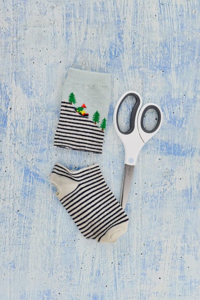 How to Upcycle Socks into Pockets • Heather Handmade