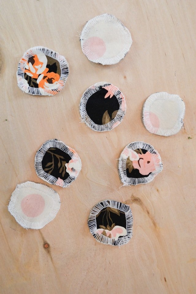 How to Make DIY Reusable Cotton Rounds • Heather Handmade