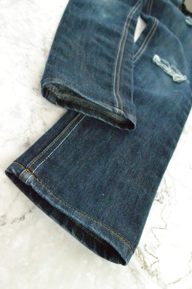 How to Hem Jeans with the Original Hem • Heather Handmade