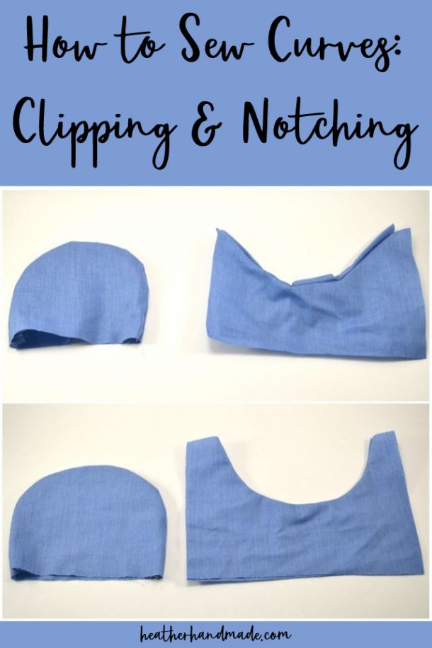How to Sew Curves: Clipping vs Notching • Heather Handmade