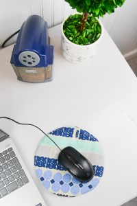 DIY Mouse Pad Sewing Project for the Office • Heather Handmade