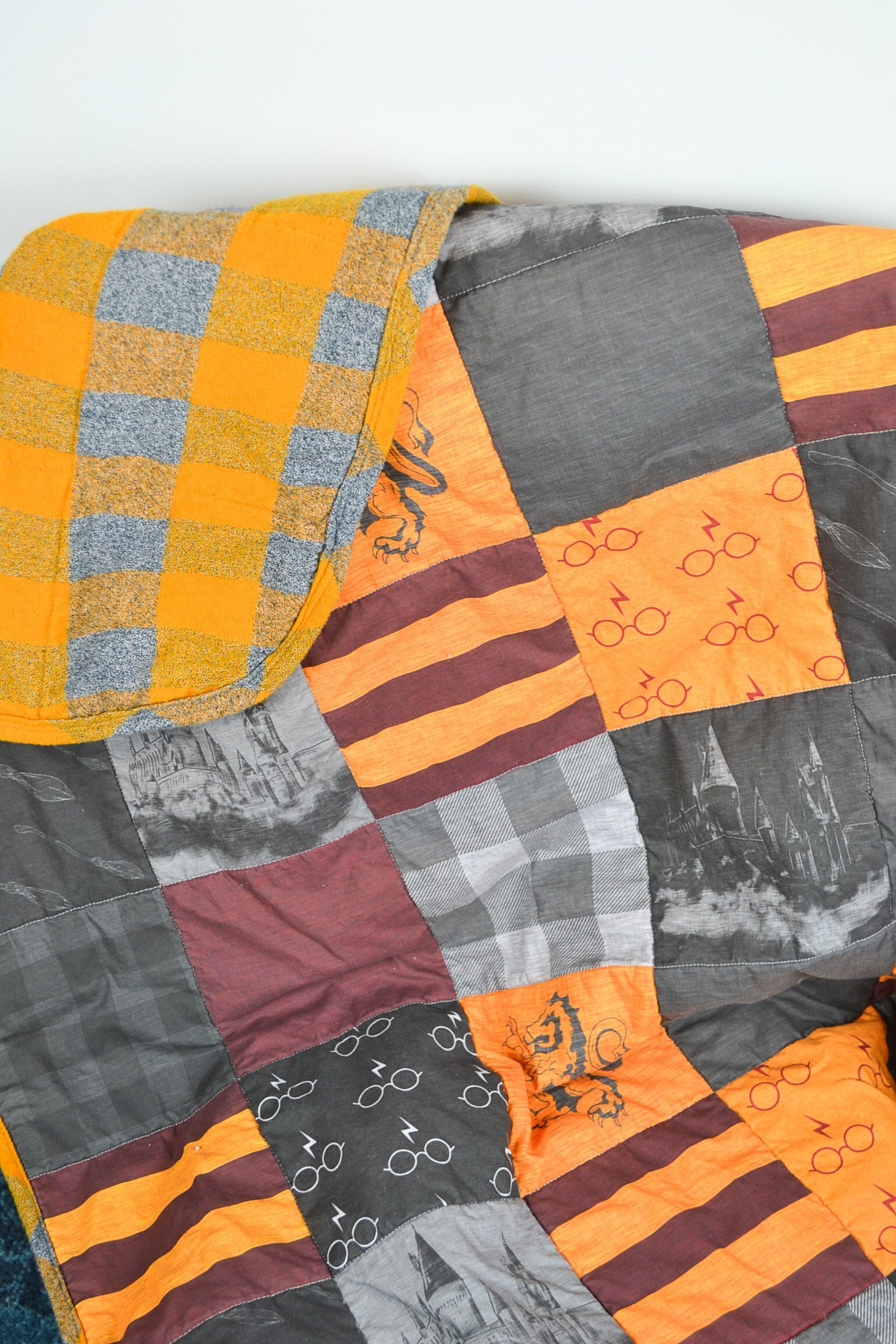 How to Make a Cheater Quilt • Heather Handmade