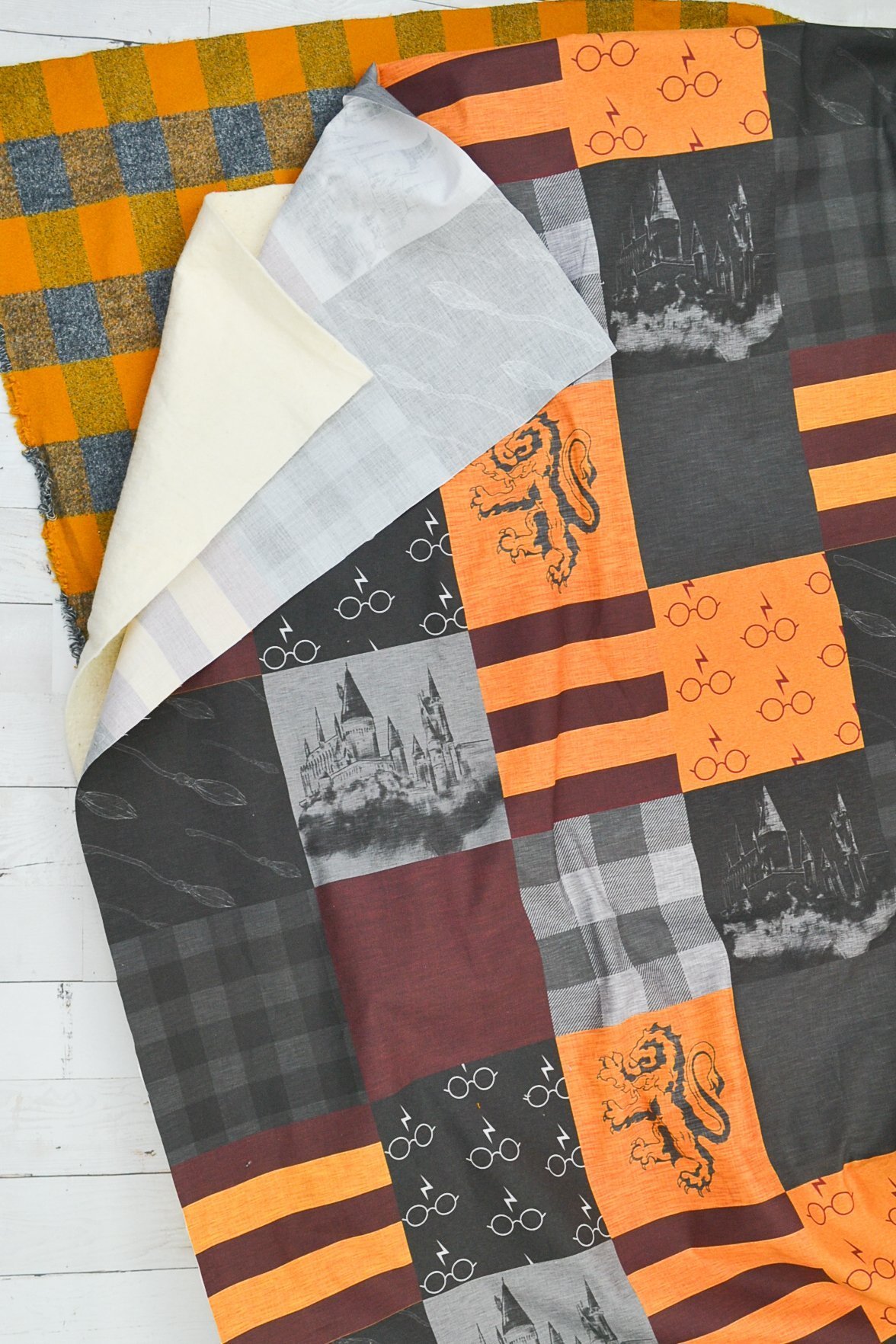 How to Make a Cheater Quilt • Heather Handmade