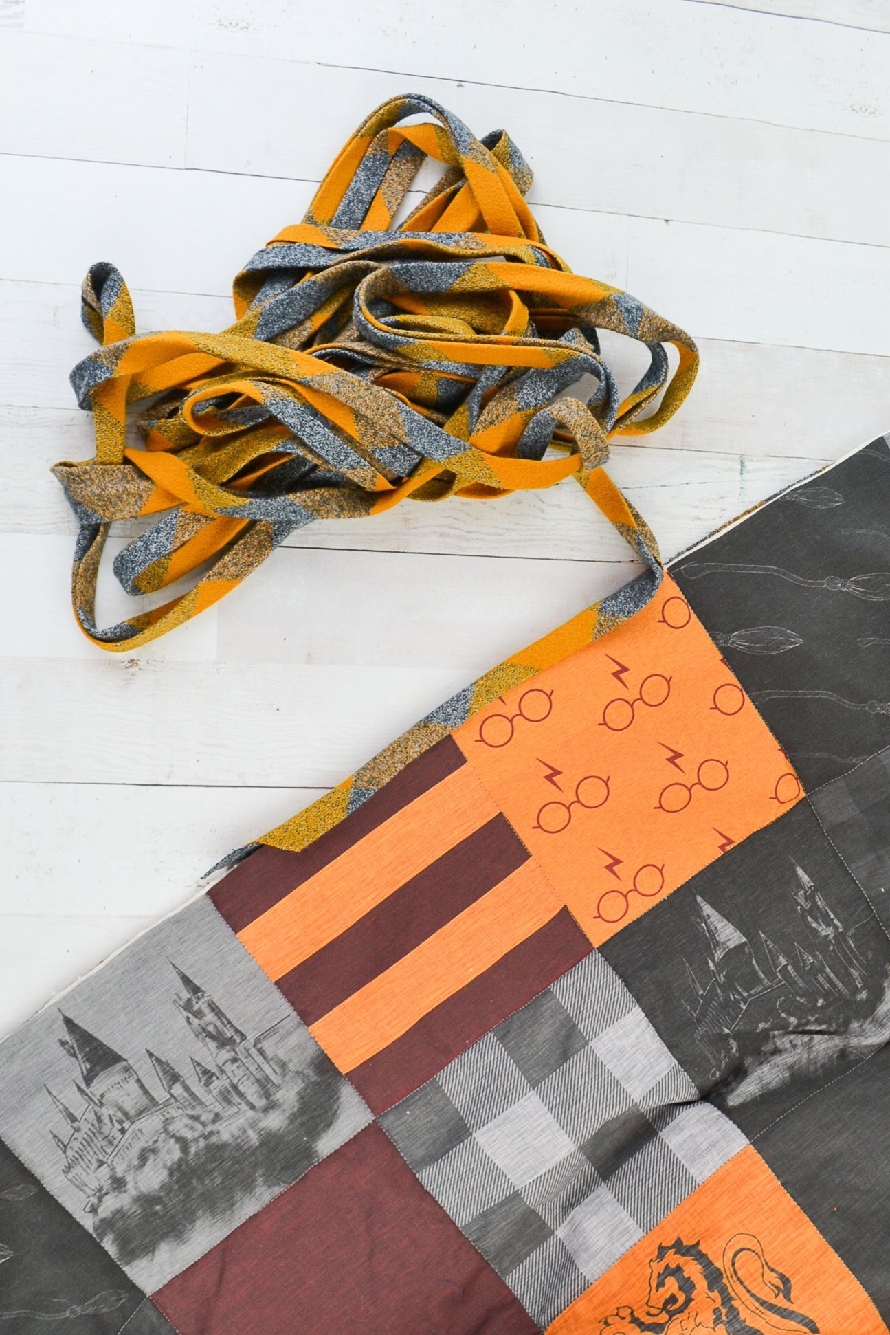 How to Make a Cheater Quilt • Heather Handmade