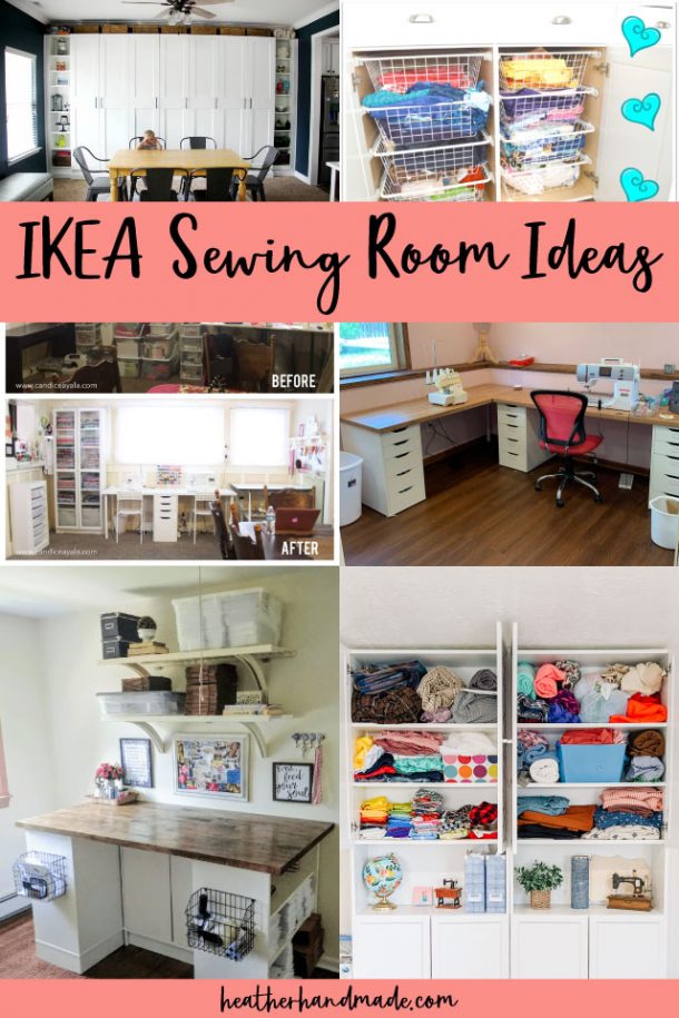 IKEA Sewing Room Ideas • Heather Handmade