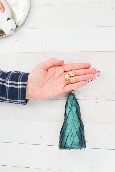 DIY Leather Tree Ornament • Heather Handmade