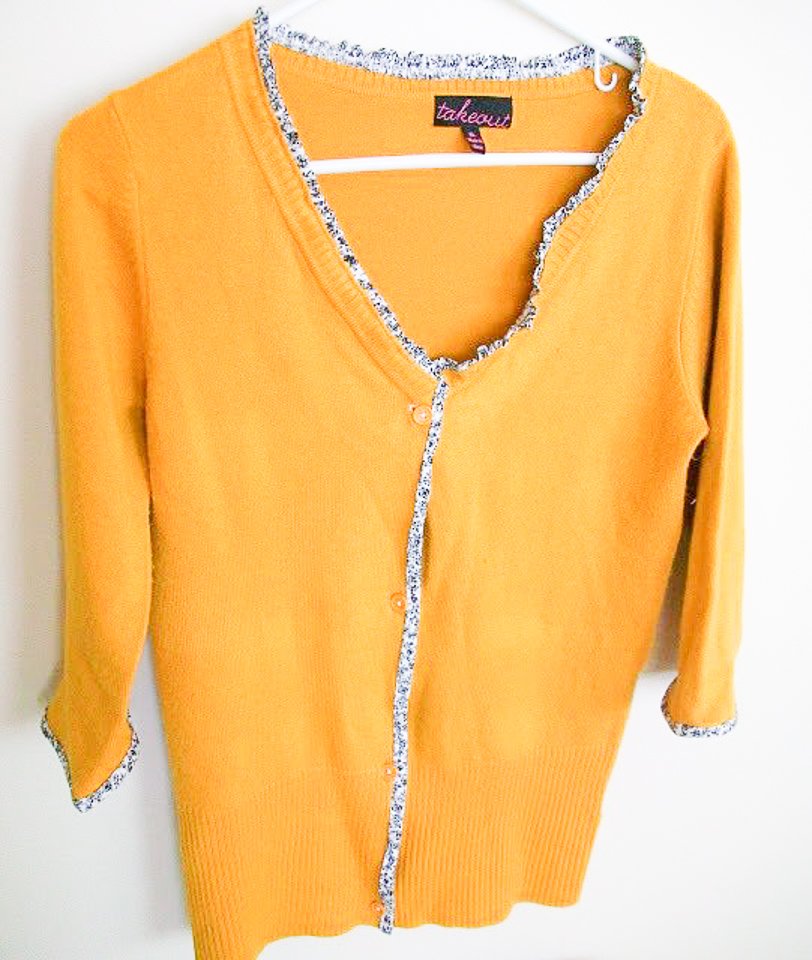 Sweater to Cardigan Refashion Tutorial: 3 Ways • Heather Handmade