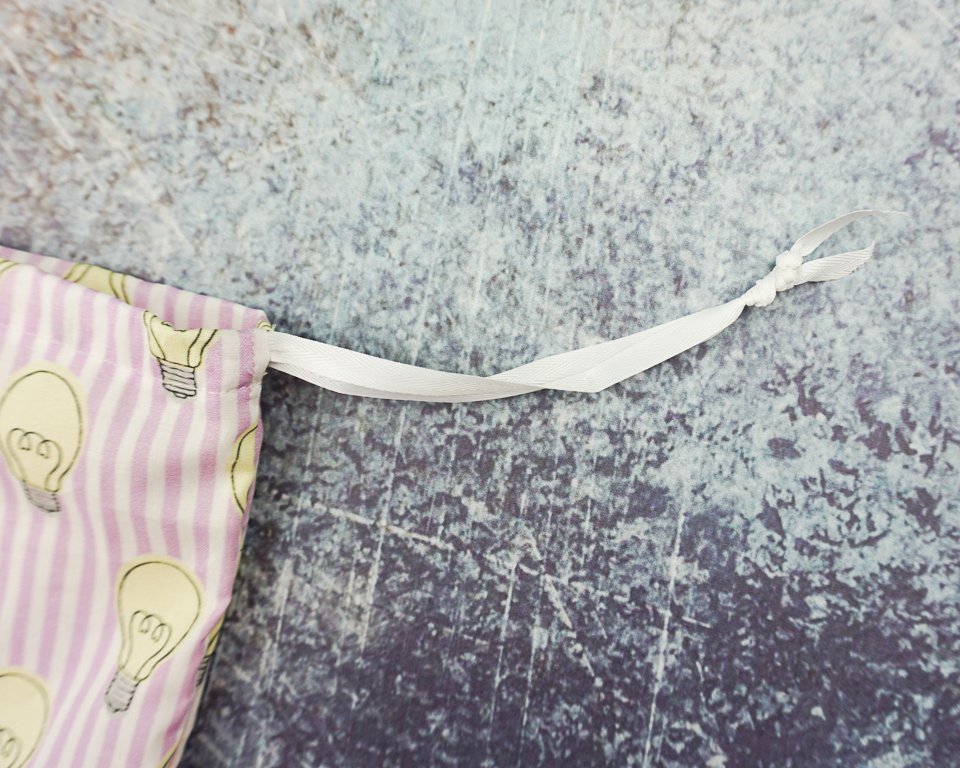 How to Sew a Drawstring Bag • Heather Handmade