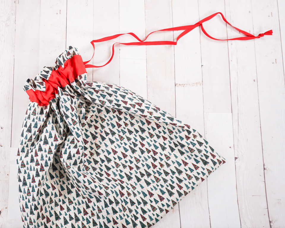 How to Make a Lined Drawstring Bag • Heather Handmade