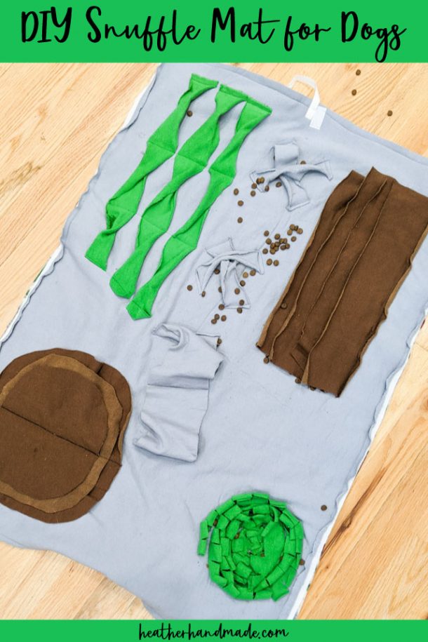 DIY Snuffle Mat for Dogs • Heather Handmade
