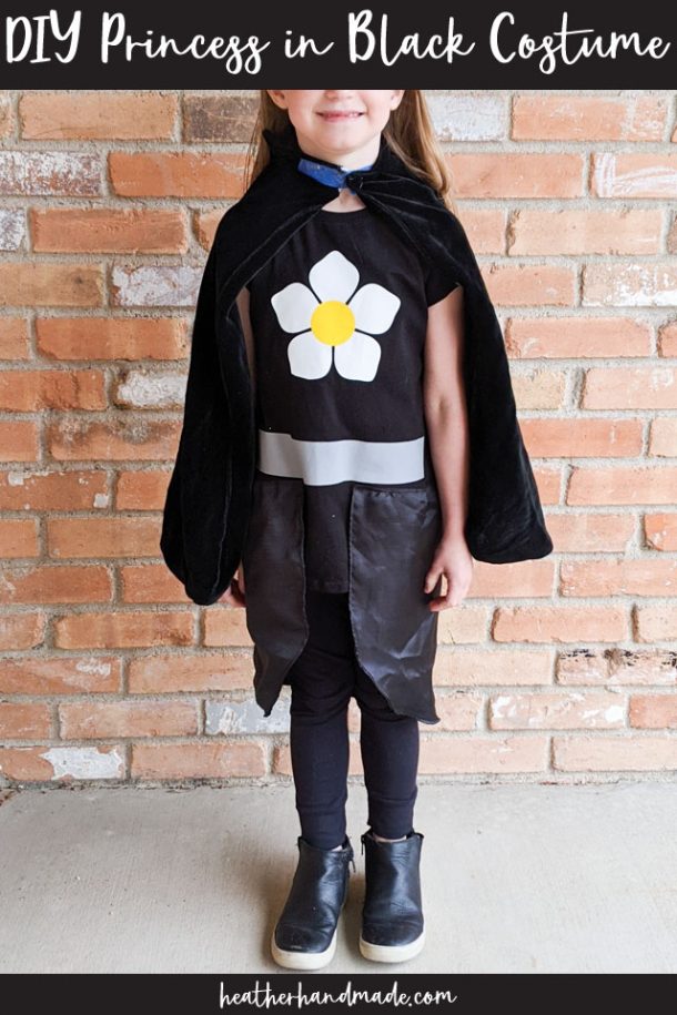 DIY Princess in Black Costume • Heather Handmade