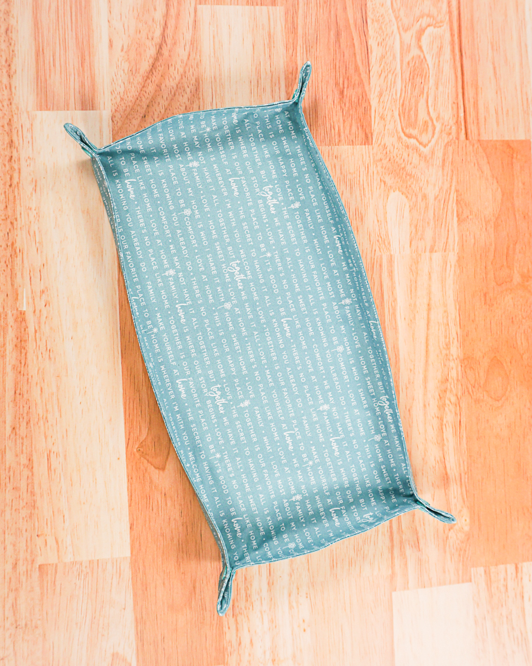 How to Make a DIY Fabric Tray • Heather Handmade