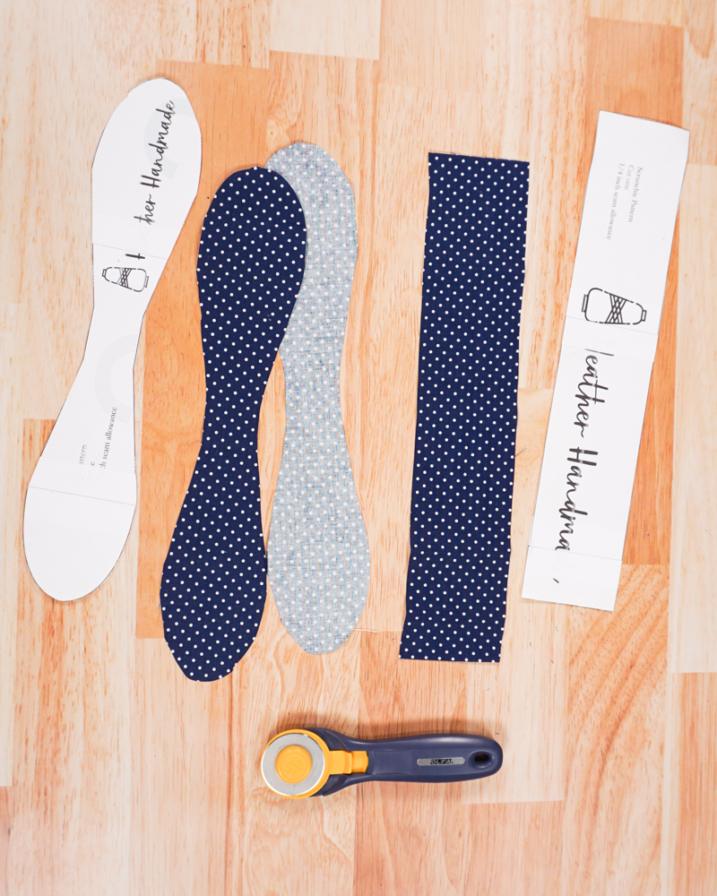 Free Scrunchie Sewing Pattern • Heather Handmade