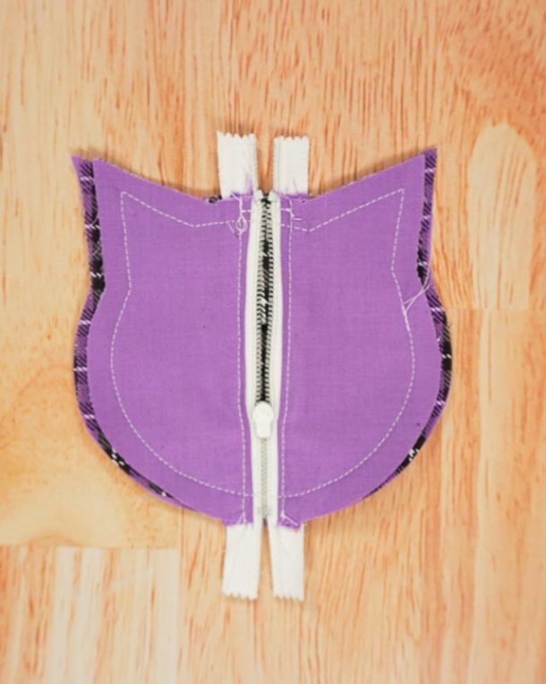 Free Cat Zipper Pouch Pattern • Heather Handmade