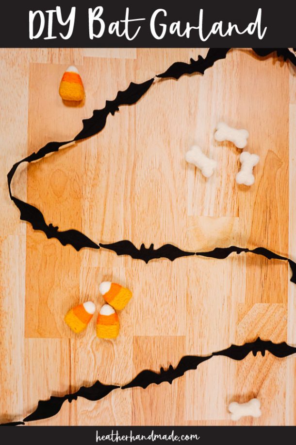 DIY Bat Garland • Heather Handmade