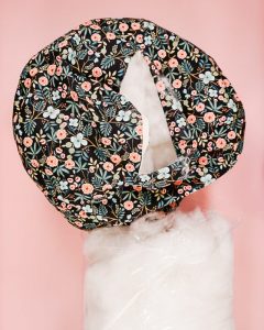 DIY Floor Pouf with Free Sewing Pattern • Heather Handmade