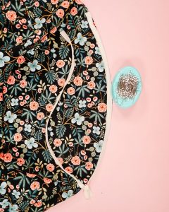 DIY Floor Pouf with Free Sewing Pattern • Heather Handmade