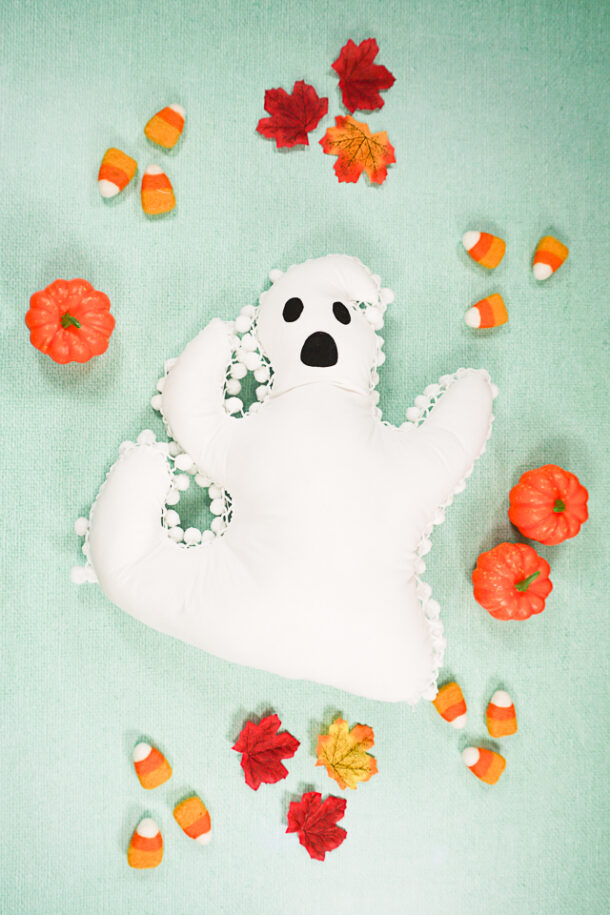 DIY Ghost Pillow with Free Pattern • Heather Handmade