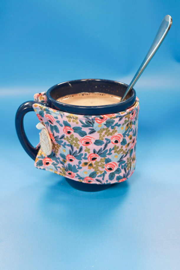 How to Sew a Mug Cozy • Heather Handmade