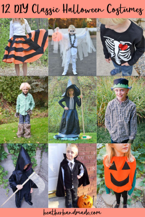 15 DIY Classic Halloween Costumes • Heather Handmade