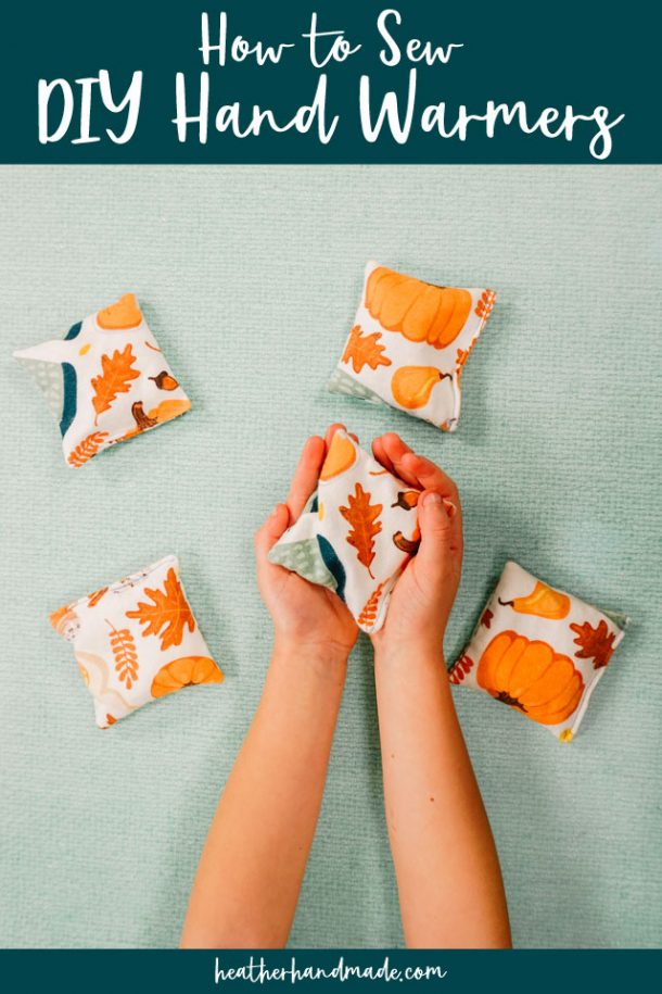 How to Sew DIY Reusable Hand Warmers • Heather Handmade