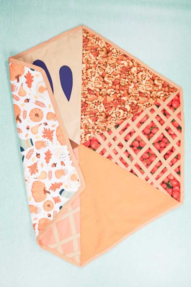 DIY Quilted Pie Table Topper • Heather Handmade