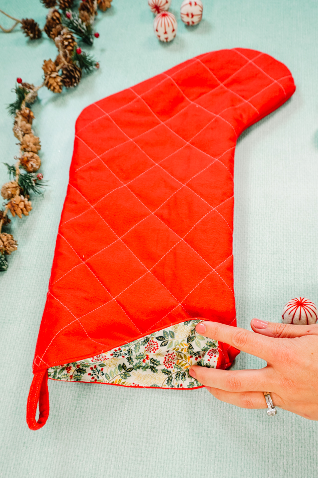 Free Quilted Christmas Stocking Pattern • Heather Handmade