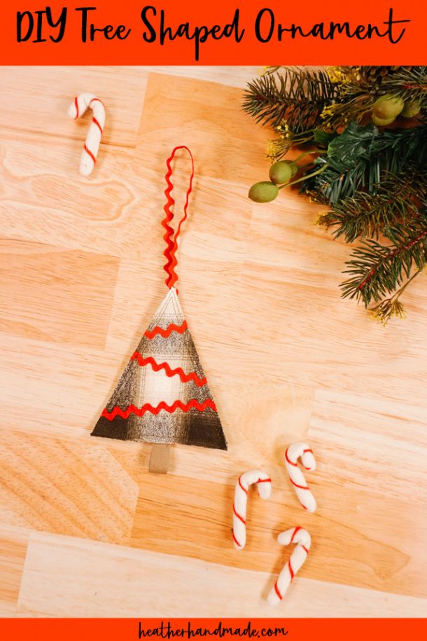 DIY Tree Shaped Ornament • Heather Handmade