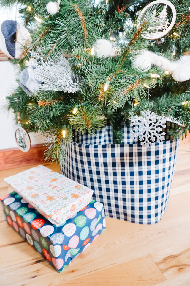 DIY Tree Collar for a Christmas Tree • Heather Handmade