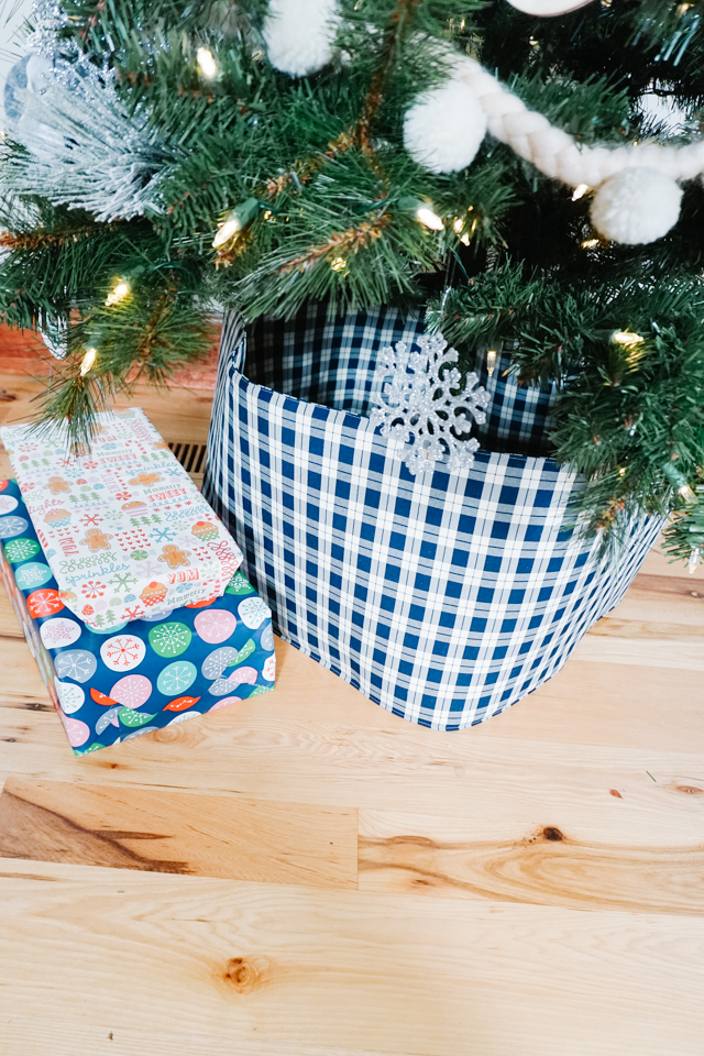 DIY Tree Collar for a Christmas Tree • Heather Handmade