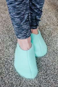 Free Slipper Sewing Pattern for Kids • Heather Handmade