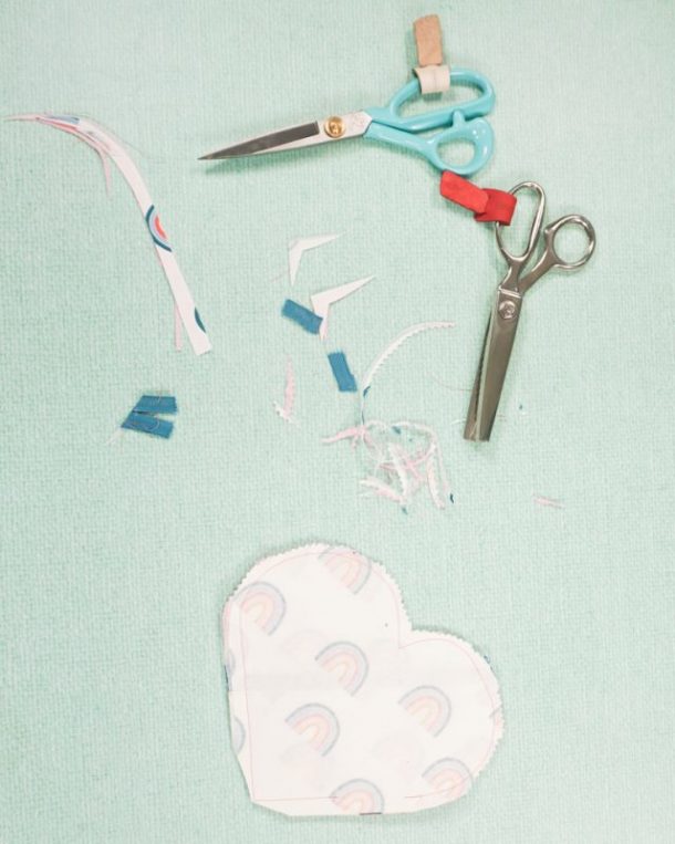 Free Heart Zipper Pouch Sewing Pattern • Heather Handmade
