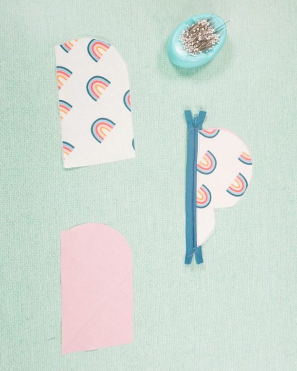 Free Heart Zipper Pouch Sewing Pattern • Heather Handmade
