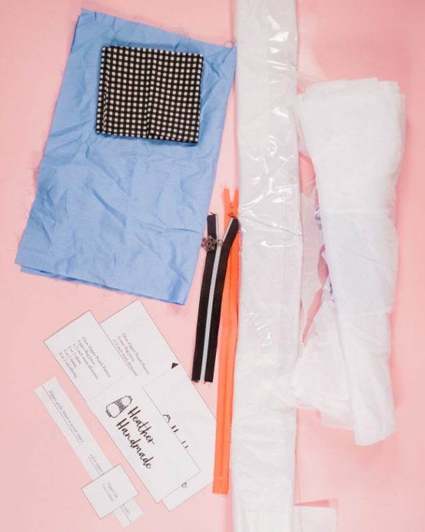 Sew a Clear Vinyl Zipper Pouch • Heather Handmade