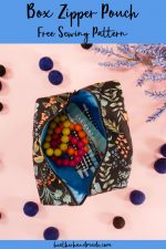 Free Box Zipper Pouch Sewing Pattern • Heather Handmade