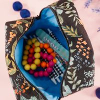 Free Box Zipper Pouch Sewing Pattern • Heather Handmade
