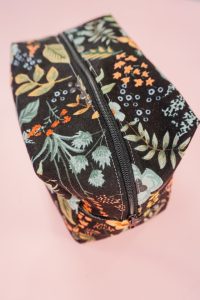 Free Box Zipper Pouch Sewing Pattern • Heather Handmade