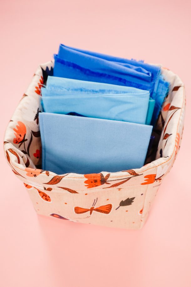 Free Fabric Box Sewing Pattern • Heather Handmade
