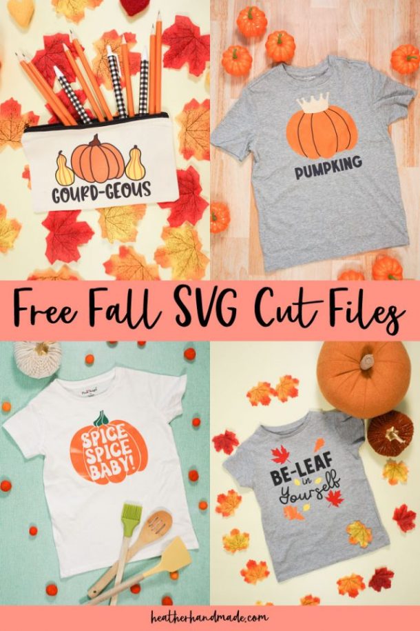 Free Fall SVG Cut Files • Heather Handmade