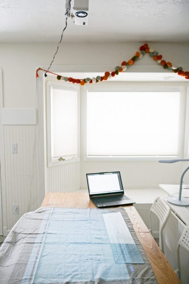 Trying a Projector for Sewing Patterns • Heather Handmade