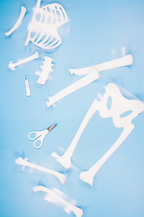 Easy DIY Skeleton Costume • Heather Handmade