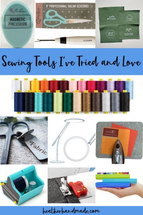 New (To Me) Sewing Tools I Tried and Love • Heather Handmade