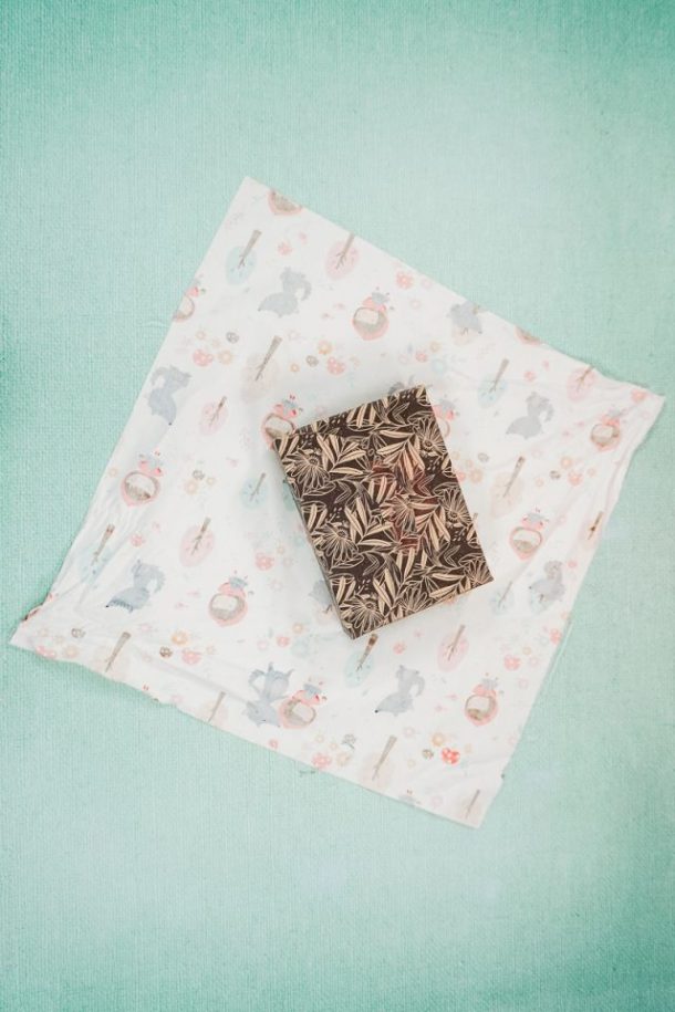 How to Wrap Gifts with Fabric • Heather Handmade