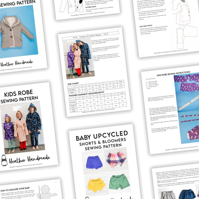 All Printable Patterns & Tutorials • Heather Handmade