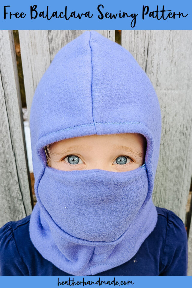 Free Balaclava Sewing Pattern • Heather Handmade