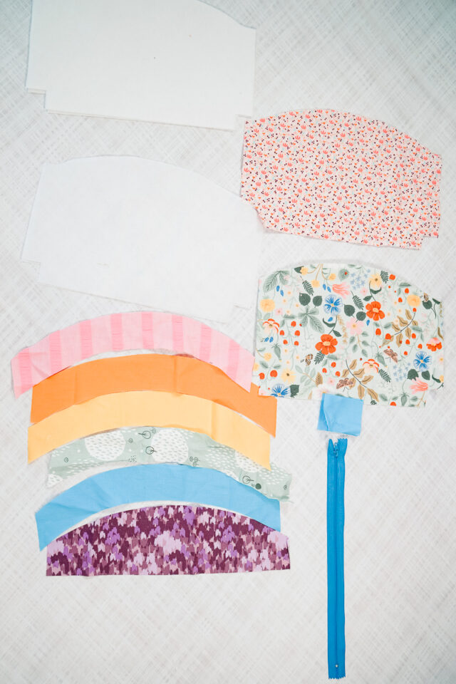 Free Curved Top Zipper Pouch Pattern • Heather Handmade