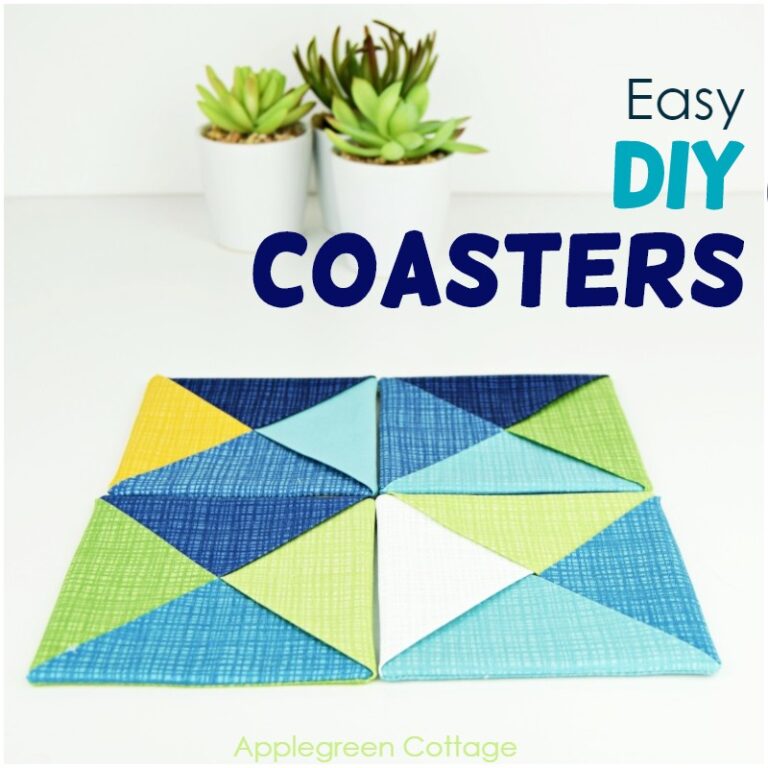 11 Free Coaster Patterns to Sew • Heather Handmade